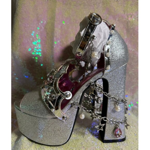 Dolls Kill | Shoes | Dolls Kill Wizard Of Oz Glinda Glitter Charm ...